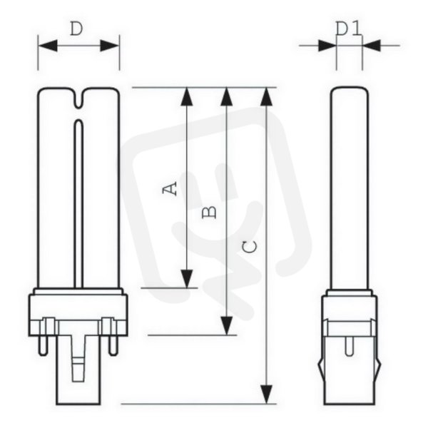 Philips zářivková trubice MASTER PL-S 11W/840/2P 1CT/5X10BOX
